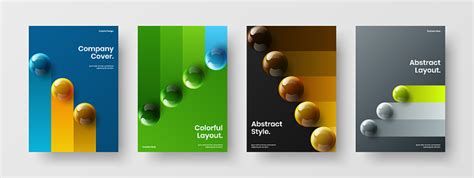 원래 팜플렛 A4 벡터 디자인 일러스트 세트 격리된 3d 구책 표지 레이아웃 컬렉션 A4 용지에 대한 스톡 벡터 아트 및 기타 이미지 A4 용지 개체 그룹 고급