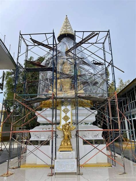 ร่วมบุญบูรณะปิดทองคําเเท้ สมเด็จองค์ปฐม หน้าตัก5ศอก วัดพุทธพรหมยาน จ ฉะเชิงเทรา พลังจิต