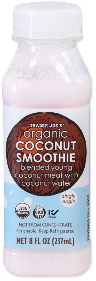Trader Joes Organic Coconut Smoothie Fig App