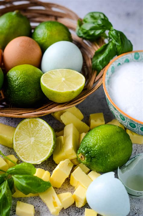 Easy Lime Curd With Basil Larder Love