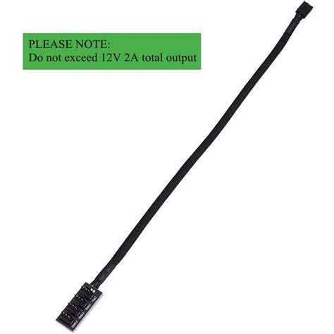 Pwm Fan Hub 4 Pin Computer Cpu Chassis Fan Powe Grandado