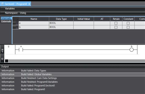 Build Failed On Simple Project Code Reading Omron Forums