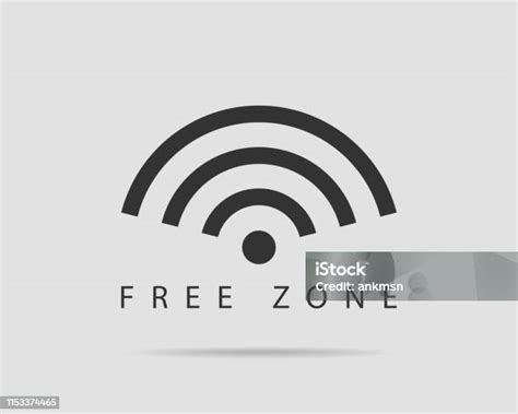 무료 Wifi 아이콘입니다 연결 영역 와이파이 벡터 기호입니다 전파 신호 개념에 대한 스톡 벡터 아트 및 기타 이미지 개념 단체 데이터 Istock