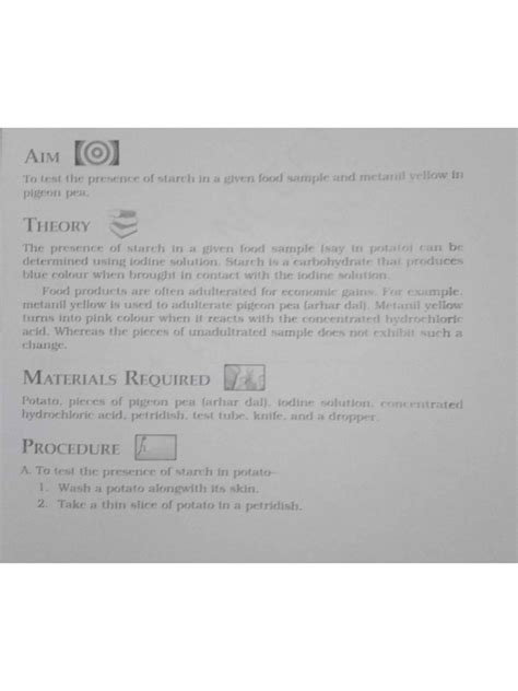 Experment No5 Class Ix Pdf