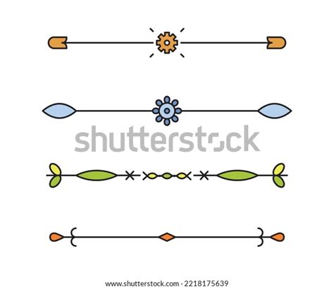 Text Dividers Separators Illustration Stock Vector Royalty Free 2218175639 Shutterstock