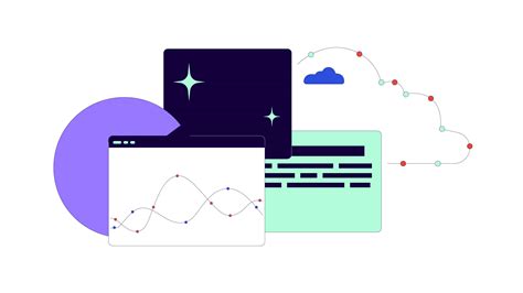 Analytics Project Management Line 2d Object Animation Data Analysis Cloud Storage Flat Color