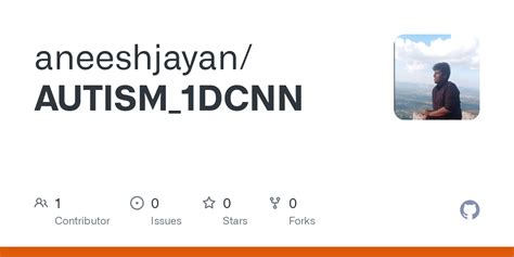 github aneeshjayan autism 1dcnn