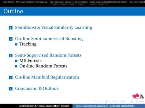 Cvpr2010 Semi Supervised Learning In Vision Part 3 Algorithms And Applications Pdf