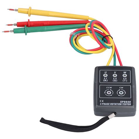 Buy Rotation Meter Phase Rotation Meter High Accuracy SP8030 Handheld Phase Sequence Meter For