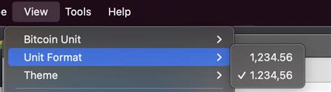 Proposal Country Specific Decimal And Thousands Separators · Issue 689 · Sparrowwalletsparrow