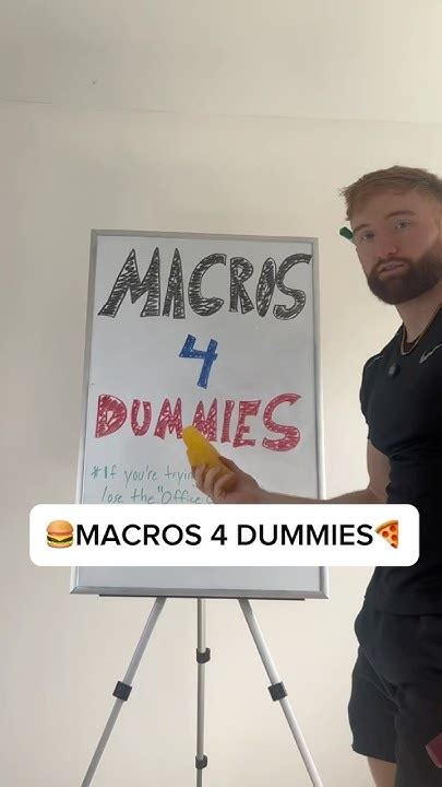 Macros For Dummies Easy Macro Calculation Youtube