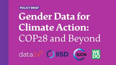 How To Boost Gender Data For Cop28 Data2x United Nations Foundation
