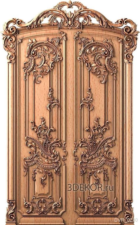 Dvr 0240 Двери из дерева Резные изделия готовые на заказ Wooden Front Door Design Door