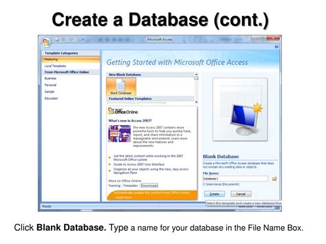 ppt microsoft access 2007 powerpoint presentation free download id