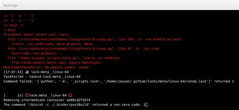 Binder Fails To Build · Issue 29 · Robots From Jupyterrobotframework Jupyterlibrary · Github