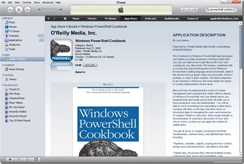 Lee Holmes Powershell Cookbook Now Available On Iphone