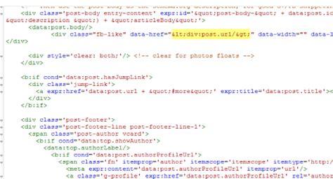 How To Adding Facebook Like Button On Bloggers Each Post Blog Tipster