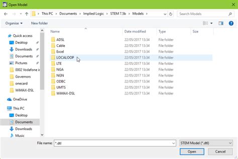Opening The Sample Model Using Stem For The First Time Getting