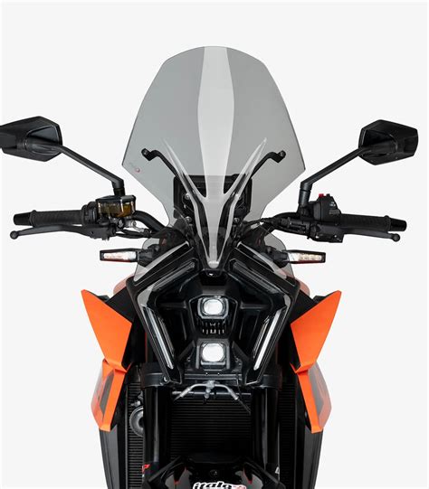 Ktm 990 Duke 24 25 Puig New Generation Touring Smoked Windshield 21996h