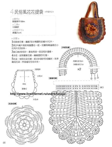 Как связать сумку крючком схема и описание 95 фото