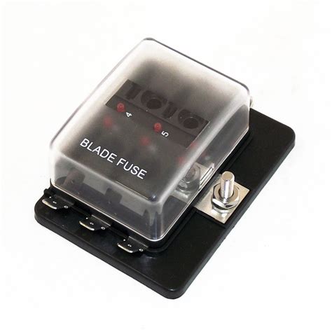 6 Way LED Blade Fuse Box