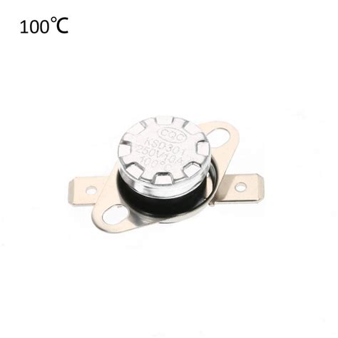 Kogeek 5pcs Ksd301 Thermostat Temperature Switch 250v 10a Nc Normally