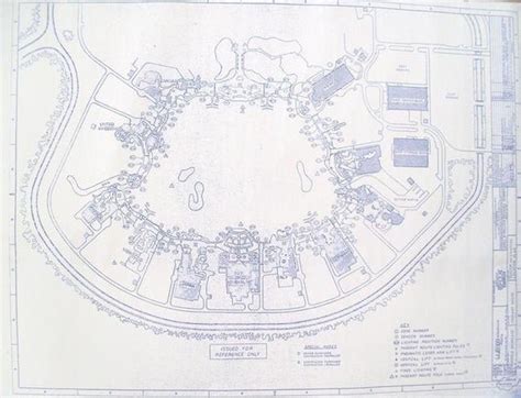 Walt Disney World Epcot Countries Blueprint By Blueprintplace