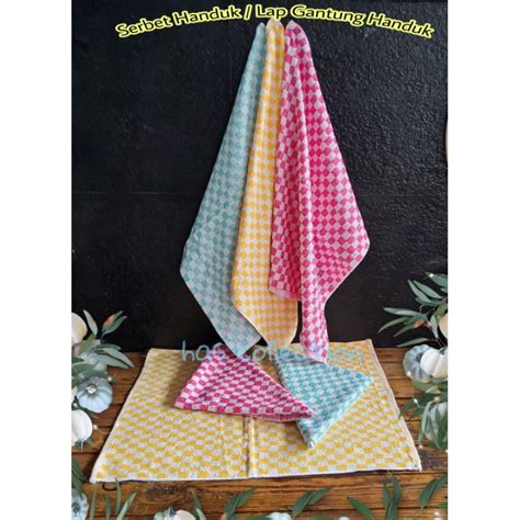 Jual Serbet Handuk Warna Uk 50x50 An Shopee Indonesia