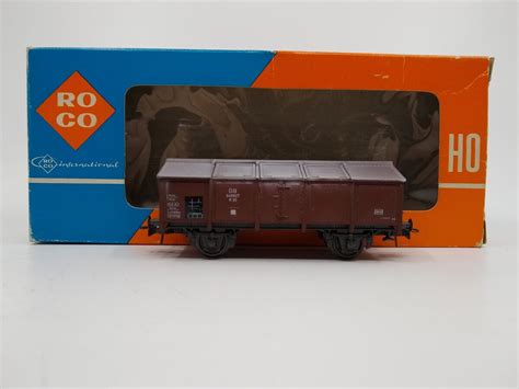 Roco 4313 Ho Scale Db Klappdeckelwagen Freight Car Trainz