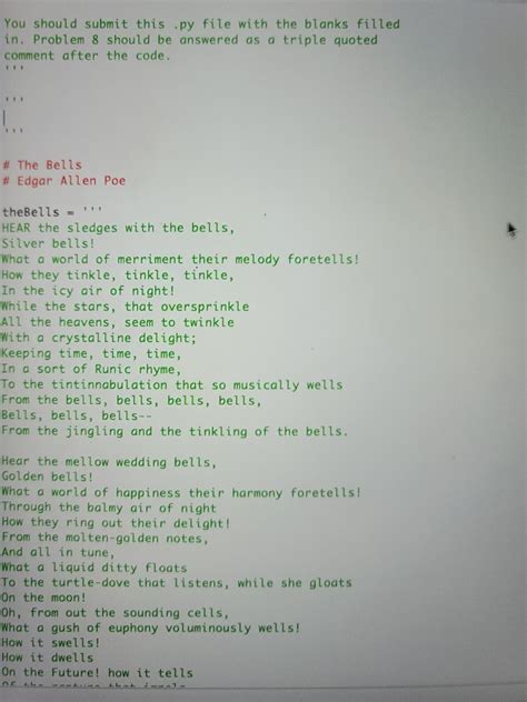 solved you should submit this py file with the blanks