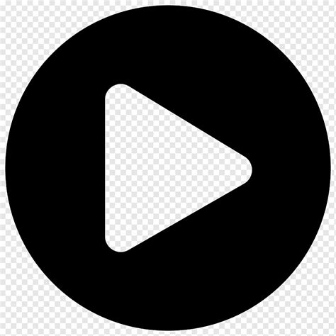 재생 원 솔리드 아이콘 Png Pngwing