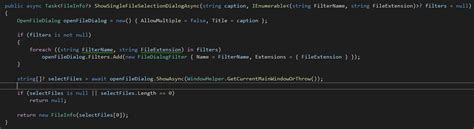 Bug Openfiledialog Application Crashes When Nothing Is Selected · Issue 7554 · Avaloniaui