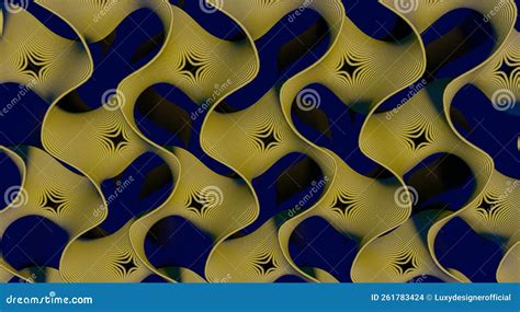 Gorgeous Black Background With Gyroid Graphical Texture Pattern Stock