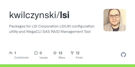 GitHub Kwilczynski Lsi Packages For LSI Corporation LSIUtil Configuration Utility And MegaCLI