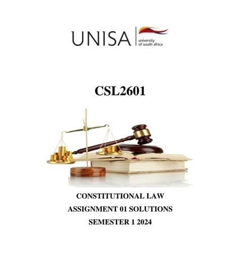 Csl2601 Assignment 01 Memo Semester 1 2024 Solutions Za