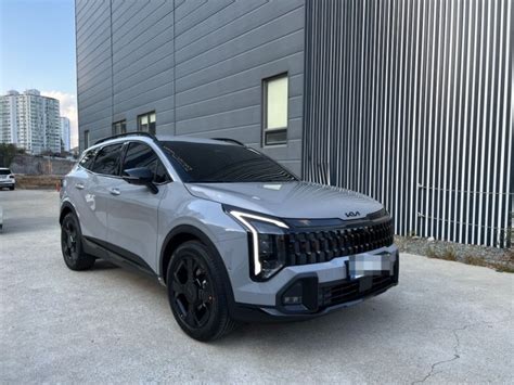 2025 스포티지 페이스리프트 울프그레이 실물후기 네이버 블로그