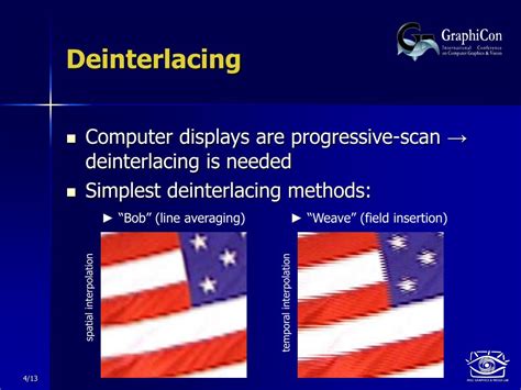 Ppt High Quality Spatial Interpolation Of Interlaced Video Powerpoint Presentation Id4925819