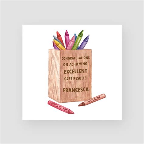 Personalised Congratulations On Passing Your Gcses Card GCSE Results Card Babe Exams
