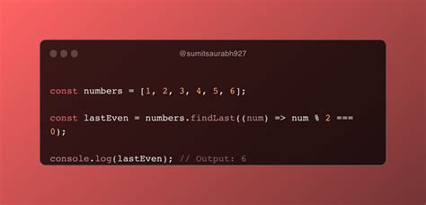Javascript Explained Findlast And Findlastindexof Array Methods