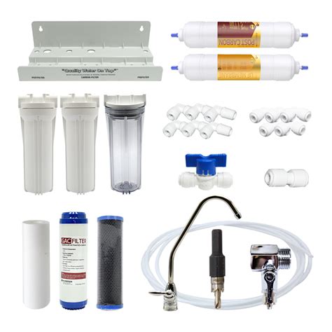 언더씽크정수기필터 하우징형 중공사막방식 5단구성 Diy세트 1호 주필터테크