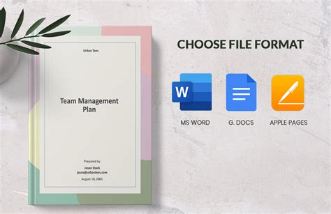 Team Management Plan Template In Word PDF Google Docs Pages Download Template Net