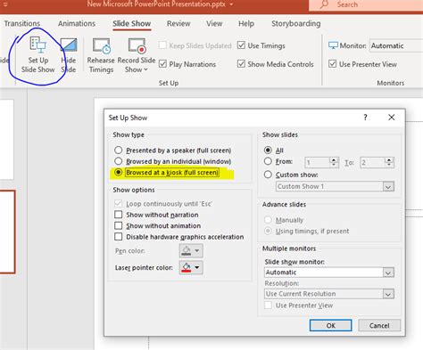 Microsoft Office Is There A Way To Move Or Remove The Navigation Buttons During A Powerpoint