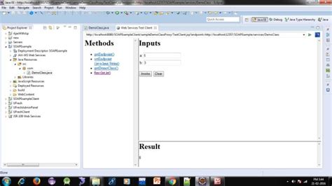 Create Java SOAP Web Service Using Eclipse