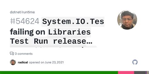 `systemiotests` Failing On `libraries Test Run Release Mono Osx X64