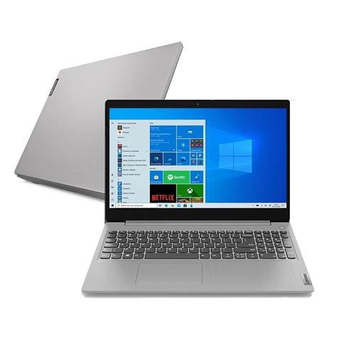 Notebook Lenovo IdeaPad 3i I5 1135G7 8GB 256GB SSD Placa De Video Intel Iris Xe Windows 11 15 6