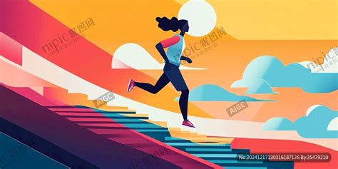 Ai创作图扁平插画跑步 运动ui扁平风海报 简洁运动插画 扁平风运动 运动人物扁平插画 扁平风运动比赛插画 运动系列插画 健身广告海报背景插画 绘本运动跑步插画 全民运动会扁平插画 运动动感