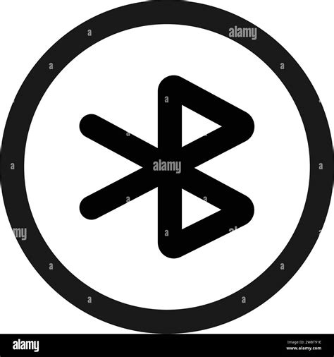 Bluetooth Symbol Icon Vector Illustration Design Stock Vector Image