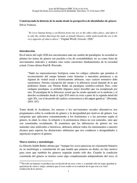 Construyendo La Historia De La Moda Desd Pdf Pdf