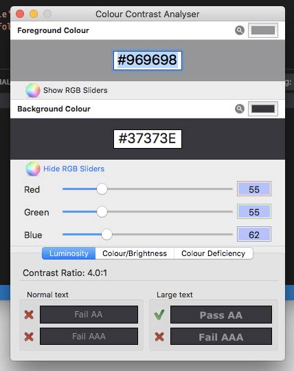 Label Text Does Not Meet Color Ratio On Selection Issue