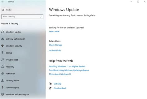 Topic Windows Update Not Available In Settings AskWoody